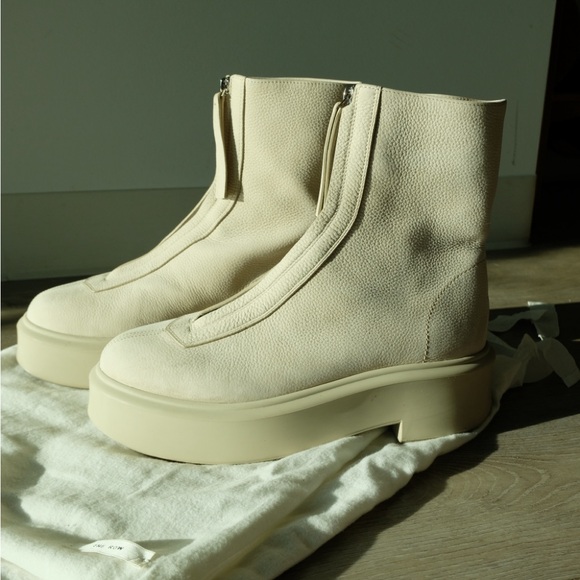 The Row | Shoes | The Row Zip Up Platform Boots Size 39us 85 In Natural ...